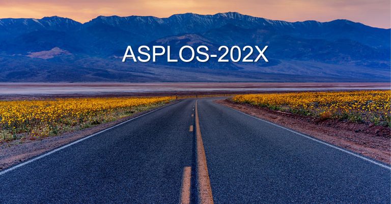 A New ASPLOS Conference Submission Process – ACM SIGOPS